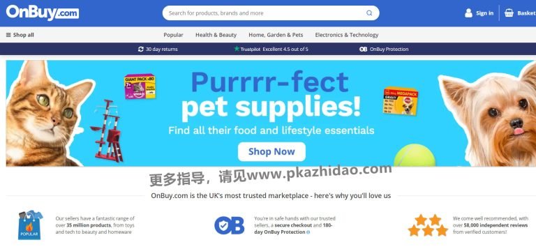英国顶级平台onbuy开店细节